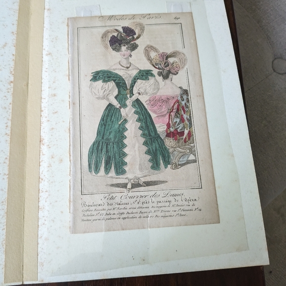Art | 3 French Prints Vintage Original Hand Colored C 1825 | Poshmark